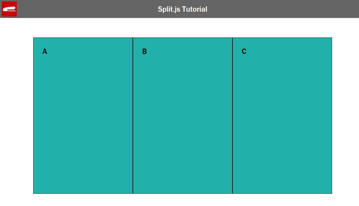 Split.js Tutorial - Create Split Screen Effect on your Website - Red ...