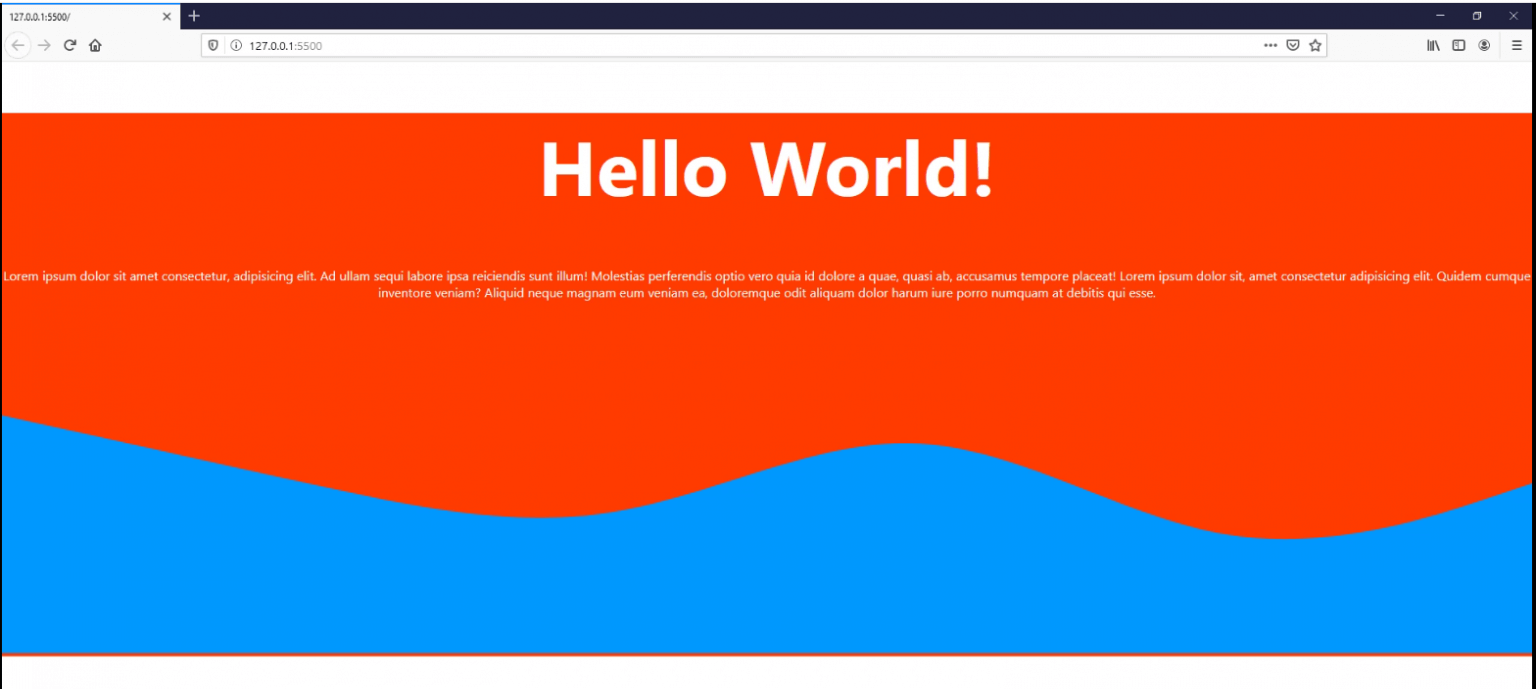 Create Curved/Custom Shape DIV with CSS+SVG - Red Stapler